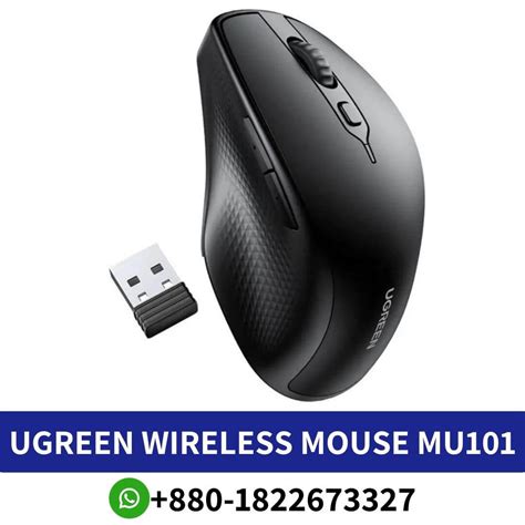 Ugreen Ergonomic Wireless Mouse Mu101 Buy In Bangladesh