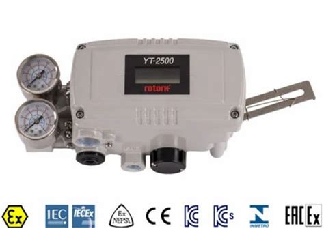 Aluminum Rotork Ytc Smart Positioner Yt Linear Rotary Single Acting At Best Price In