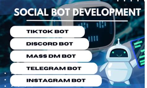 Coded Discord Bot In Nodejs Or Pythontelegram Bot Twitter Bot Tiktok