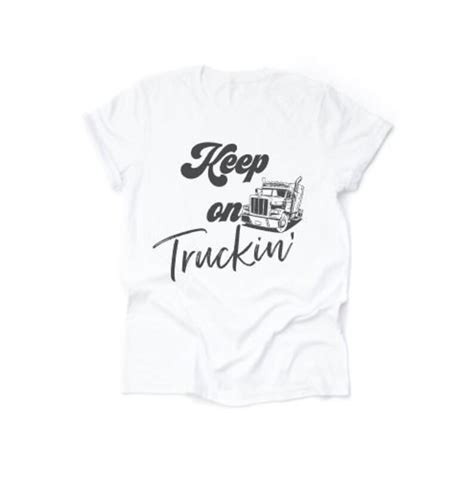 Keep On Truckin Vintage Womens Tee Retro Womens Shirt Etsy