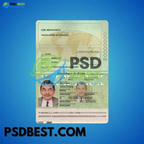 Pakistan Passport Fully Editable Template In Psd Format Psd Best