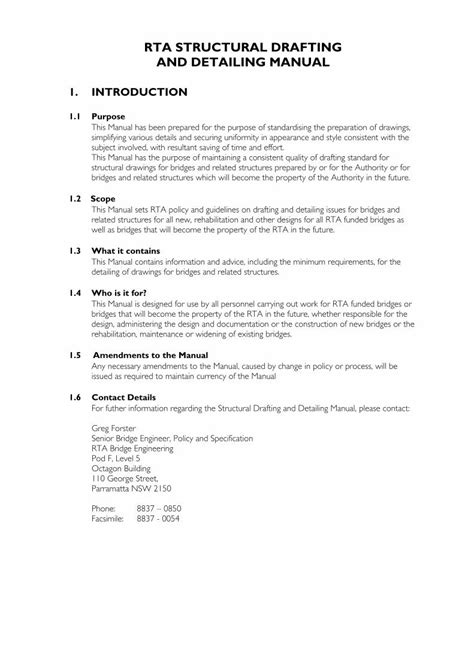 Pdf Rta Structural Drafting And Detail Manual Introduction · Rta