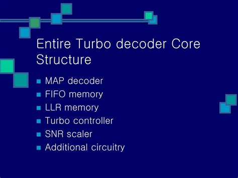 Ppt Turbo Decoder Core For Asicandsystem Development Powerpoint