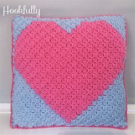 C2C Heart Free Graph Crochet Pattern Hookfully