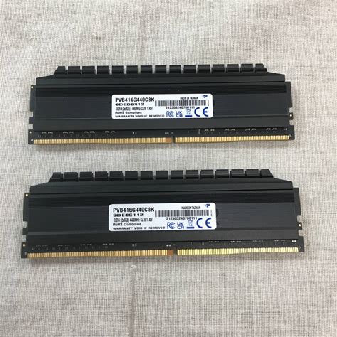 動作未確認 Patriot Memory Blackout Series DDR4 4400MHz PC4-35200 16GB 8GB x ...