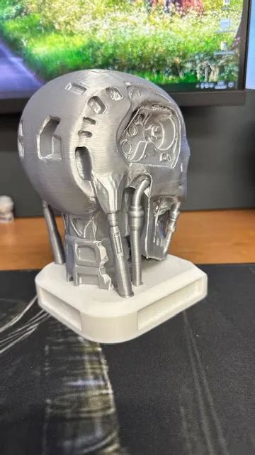 T800 Smooth Terminator Endoskull Print Withbase Shared By Spank7 Makerworld Download Free 3d Models