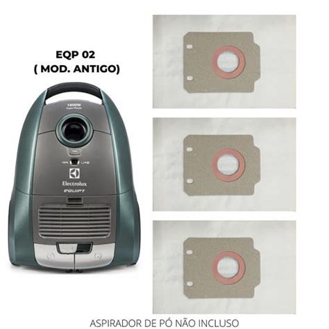 Saco Aspirador De Pó Electrolux Descartável Equipt Mod Antigo Refil Compatível Eletrolux kit
