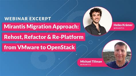 The Mirantis Migration Approach Rehost Refactor And Re Platform The Mirantis Migration Approach Rehost Refactor And Re Platform