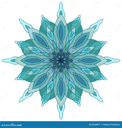 Vector Snowflake Mandala Stock Vector Illustration Of Invitation