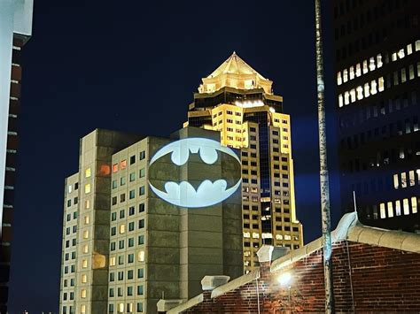 Real Life Batman Signal