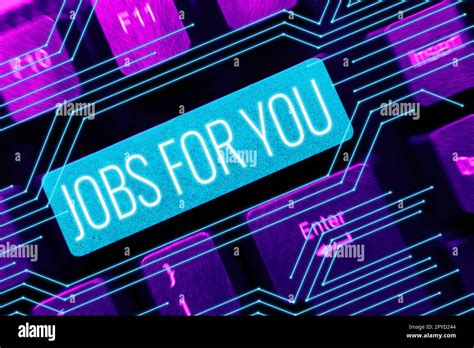 Writing Displaying Text Jobs For You Concept Meaning List Of Available
