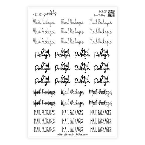 Mail Packages Script