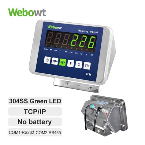 ID226 304SS Body Type2 Wall Supporting Housing Two Serial Ports COM1 RS232 COM2 RS485 TCP