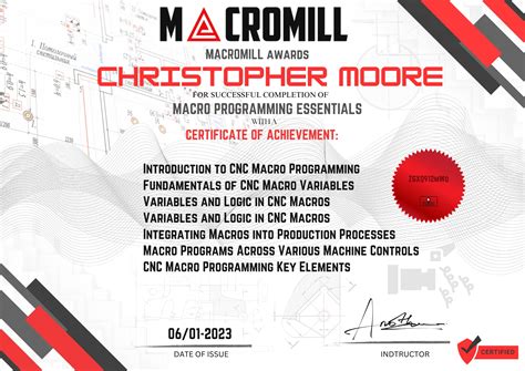 Transform Your Cnc Workflow With Macromill Training Courses And Premium Software Macromill
