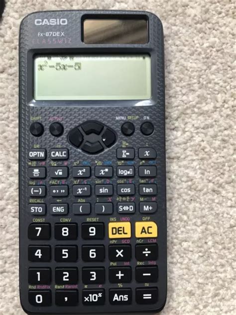 Casio Fx 87dex Classwiz Scientific Calculator Black £1699 Picclick Uk Casio Fx 87dex Classwiz Scientific Calculator Black £1699 Picclick Uk