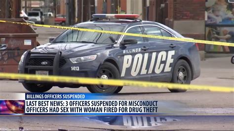 Billings Police Officers Disciplined For Having Sex On City Property