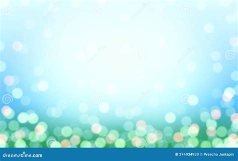 Flower Garden Bokeh Soft Light Abstract Background Vector Eps 10 Illustration Bokeh Particles