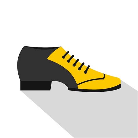 Premium Vector Male Tango Shoe Icon Flat Illustration Of Male Tango