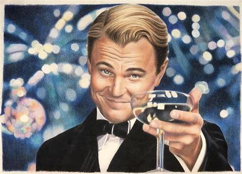 Create Meme Leonardo Dicaprio Raises A Glass Dicaprio Leonardo Wilhelm The Great Gatsby