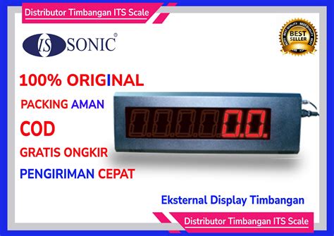 External Display Sonic Inch External Display Timbangan Digital