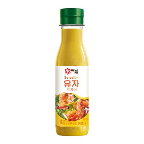유자샐러드소스 250g 상품상세 Cj더마켓 Cj제일제당 공식몰