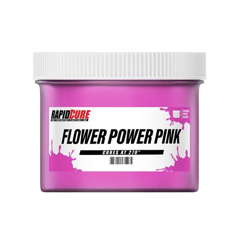 Rapid Cure Flower Power Pink Screen Printing Plastisol Ink Screen