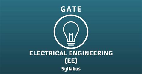 Gate Electrical Syllabus 2024 At Jane Mcgary Blog