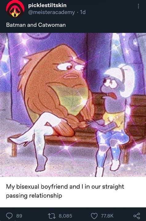 An Image Of A Cartoon Character Sitting On A Bench With The Caption Batman And Catwoman