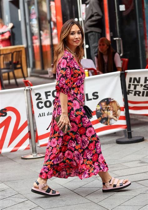 Myleene Klass Wearing A Floral Dress In London 08192023 • Celebmafia