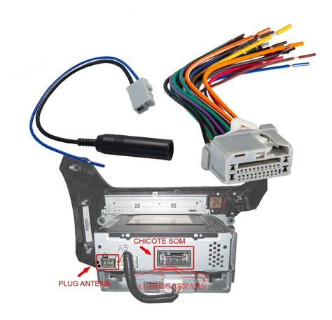 Chicote Para R Dio Plug Antena Fm Honda Fit City Parcelamento Sem Juros