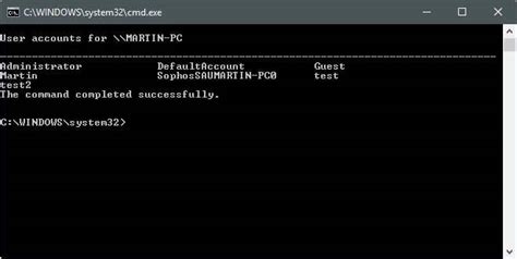 Administrar Usuarios De Windows Con Net User