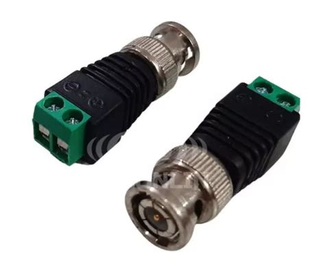 Conector BNC Macho Borne para Câmera de Cftv Komprei