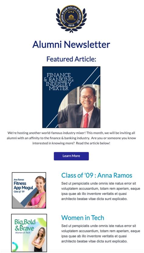 Creating A Great Alumni Newsletter