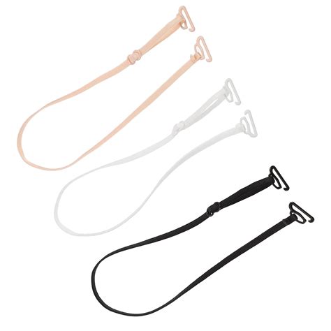 Fondotin 5 Pairs Removable Adjustable Nylon Bra Straps For Women