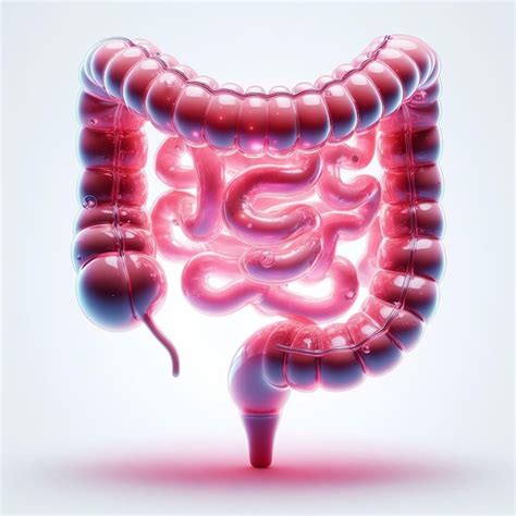 Intestine Model Premium Ai Generated Image