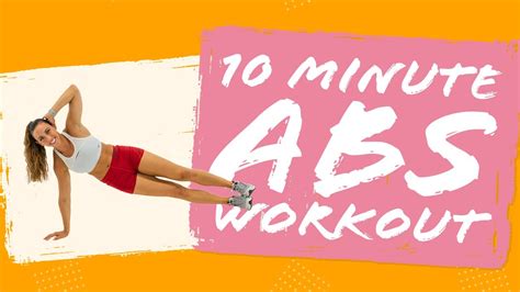 10 Minute Abs Workout Sydney Cummings Youtube