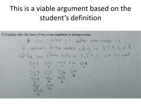 Ppt Writing And Reasoning In Mathematics Constructing Viable Arguments Powerpoint Presentation