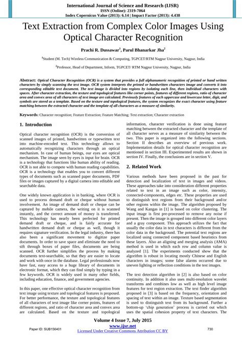 pdf text extraction from complex color images using optical