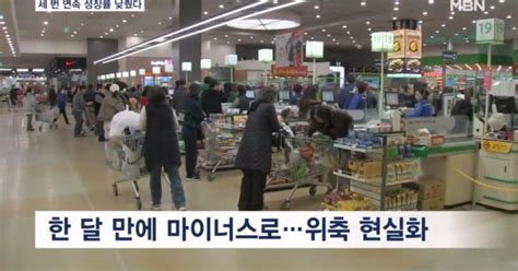 내년 성장률 세 번 연속 낮췄다꼭 필요한 것만 사요