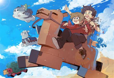 Luminous Slime Allay Goodtimeswithscar Grian Youtuber Jellie Hermitcraft Llama