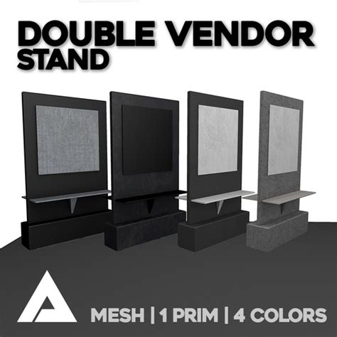 Second Life Marketplace Alpha Double Vendor Display