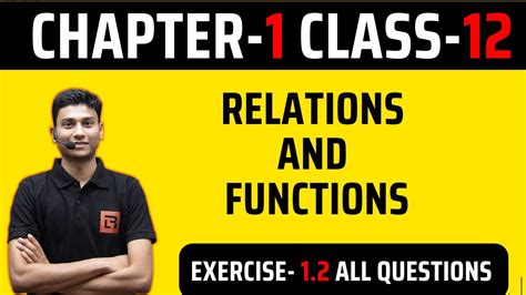 Relation And Function Class 12 Maths Chapter 1 Exercise 12 All