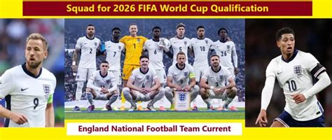 England National Football Team 2026 Fifa World Cup Qualification Squad