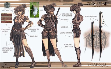 Dark Ninja Concept Art By Mayimej14 On Deviantart