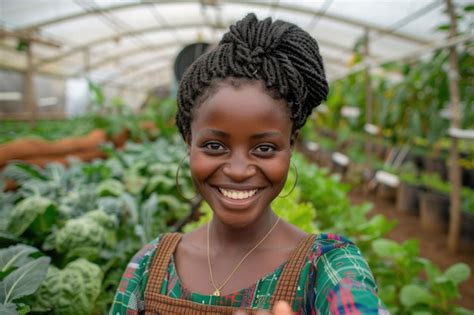 Happy Farming With Sustainable Small Business In Agriculture Portrait