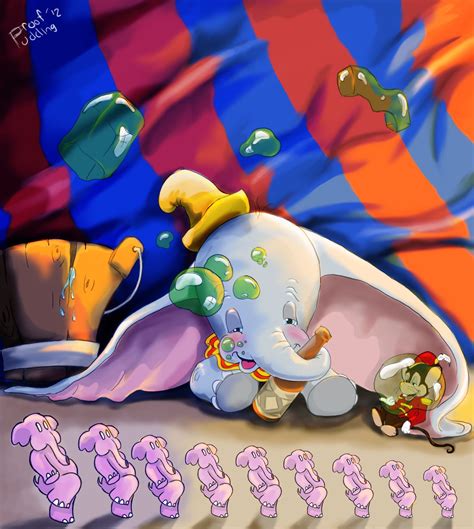 Dumbo And Timothy Q Mouse ~ Dumbo 1941pink Elephants ⊱