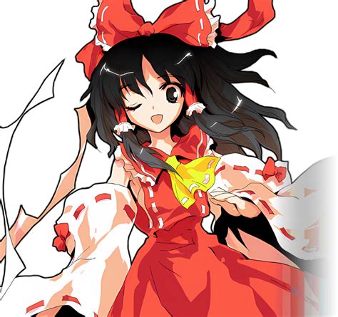 Reimu Render By Sodawest On Deviantart