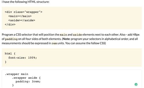 Solved I Only Need The Small Css Selector I Do Not Need Chegg
