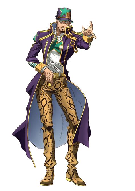 Part 6 Jotaro Character Design Stardustcrusaders