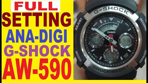 Setting Casio G Shock Aw Manual For Use Youtube